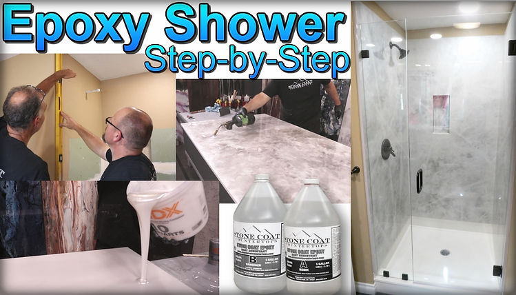 Epoxy Shower Panels | stonecoatcountertops